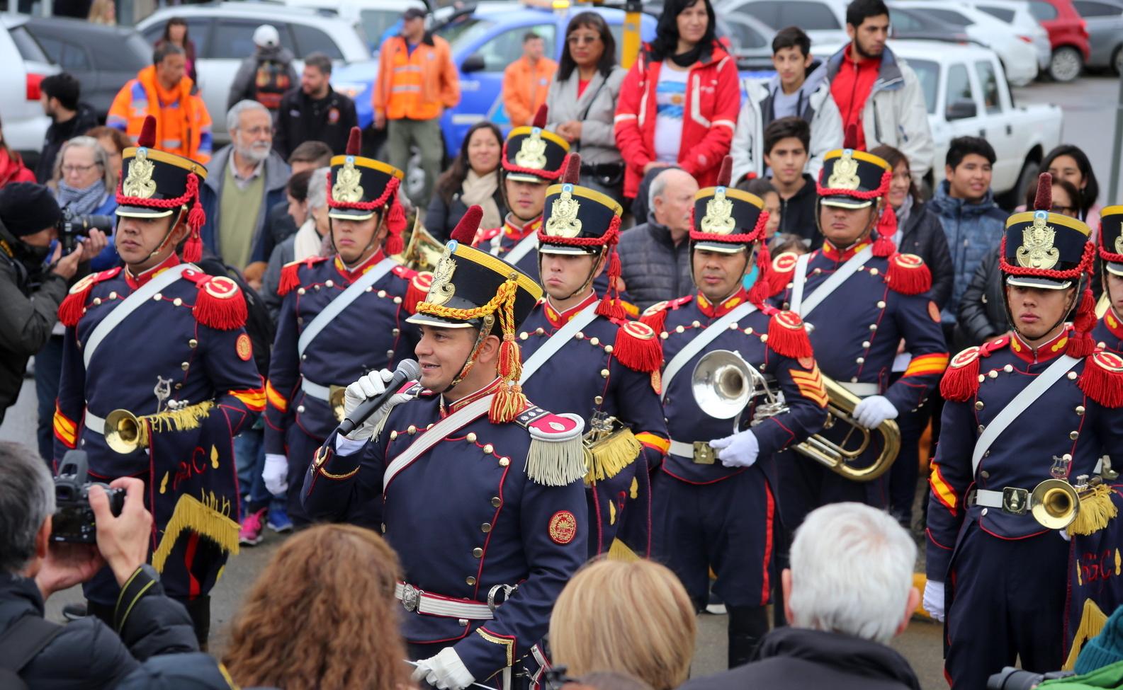 La Fanfarria Militar Alto Perú tuvo su primera actuación en Río Grande ...